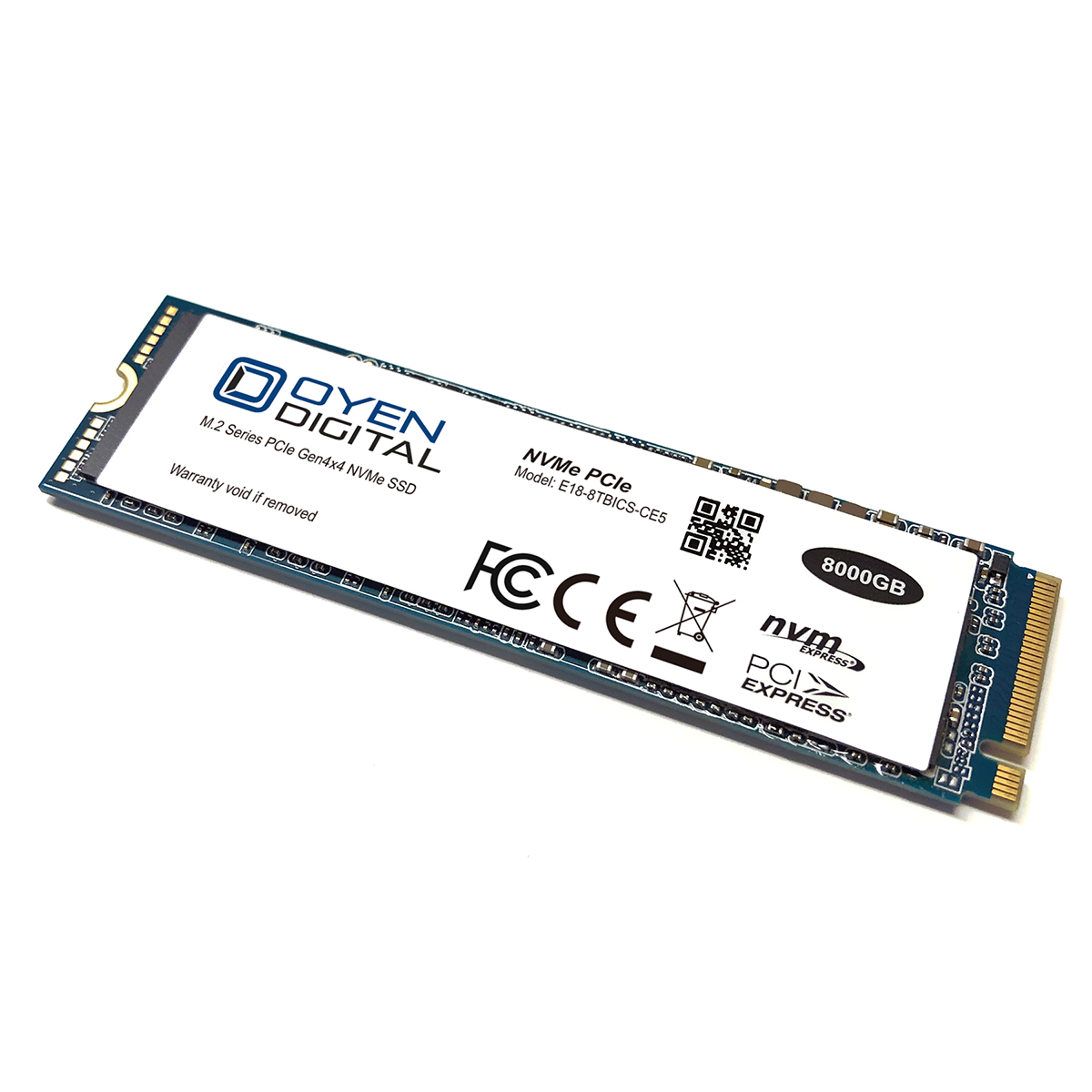 Oyen Digital Oyen Digital 8TB NVMe M 2 2280 Gen4 PCIe TLC Solid State Oyen Digital Oyen Digital 8TB NVMe M 2 2280 Gen4 PCIe TLC Solid State